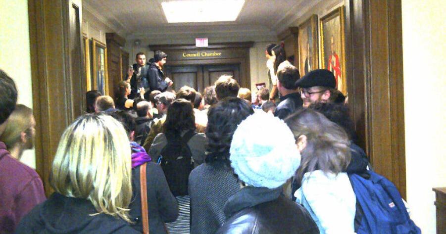 U of T students protest Munk donation