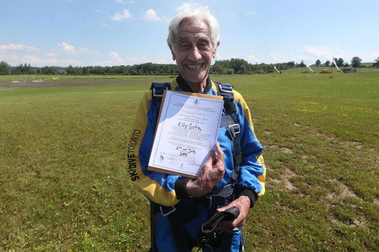 89-year-old Holocaust survivor skydives for the first time