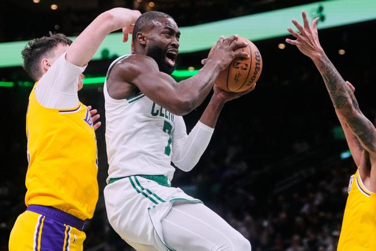 Brown scores 30 points, Celtics cruise to 126-105 win over Lakers team ...