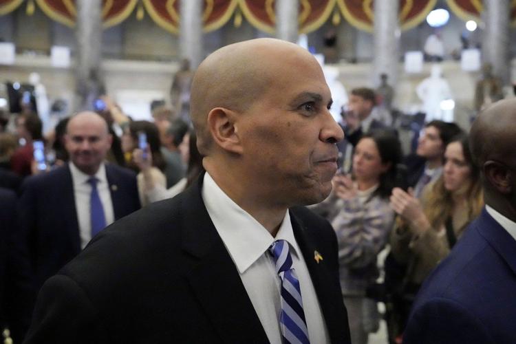 Who is Cory Booker, the Democrat from New Jersey holding the Senate floor?