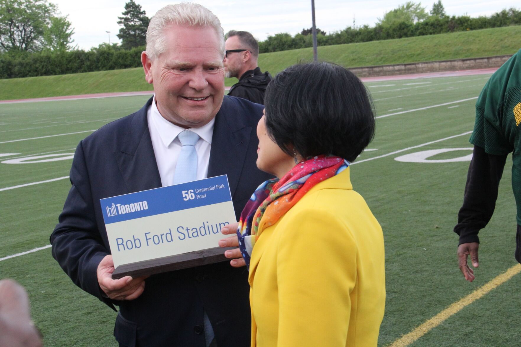 Rob Ford Stadium unveiled in Centennial Park