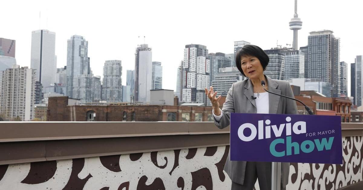 Toronto mayor’s race polls show Olivia Chow with narrow lead