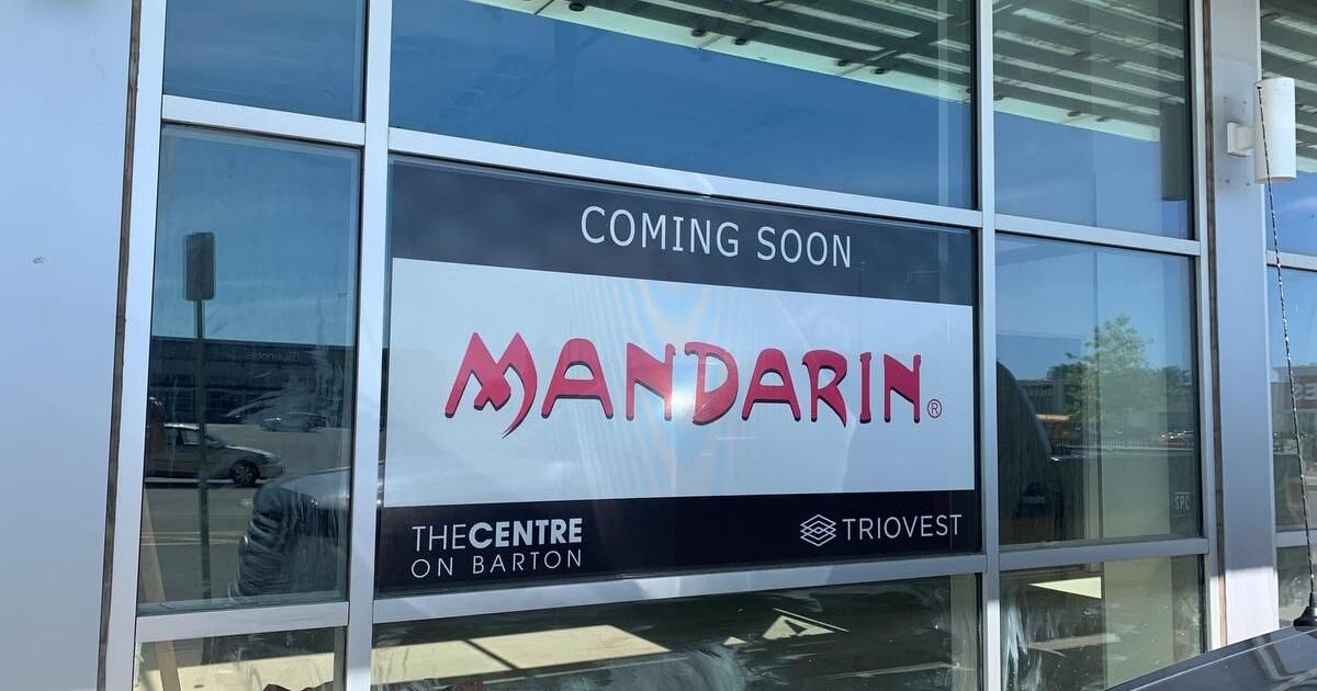 Mandarin Restaurant opening in Centre on Barton — long live the buffet