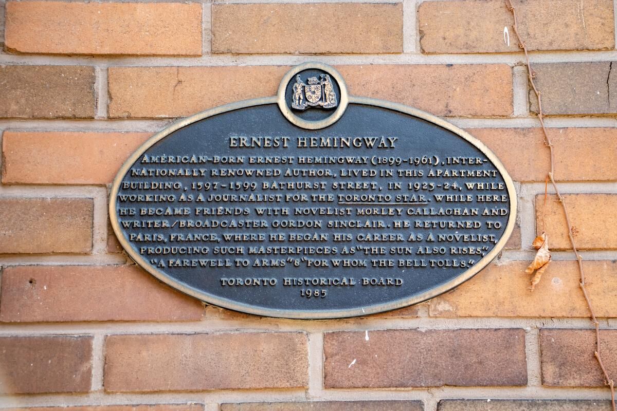 100 years after Hemingway’s first Toronto Star byline, we look back at ...