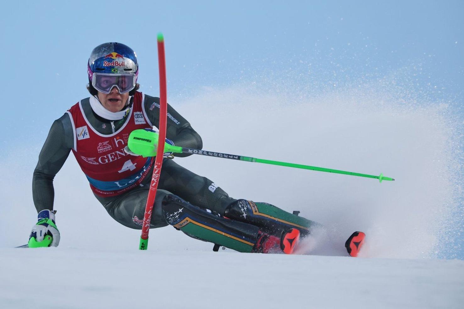 Pinheiro Braathen wins slalom to give Brazil its first Alpine skiing ...