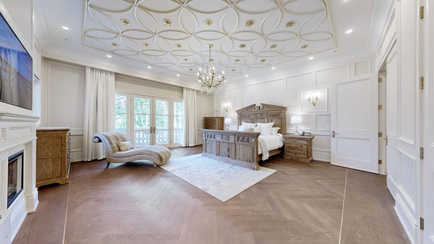 This $32M Bridle Path home glistens with gold and silver rooms