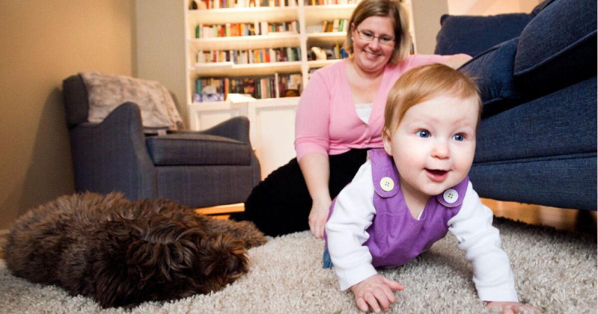 Babies who are learning to crawl wake more often at night, study finds