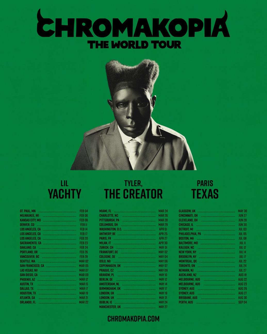 Tyler, the Creator’s new album ‘Chromakopia’ drops Monday