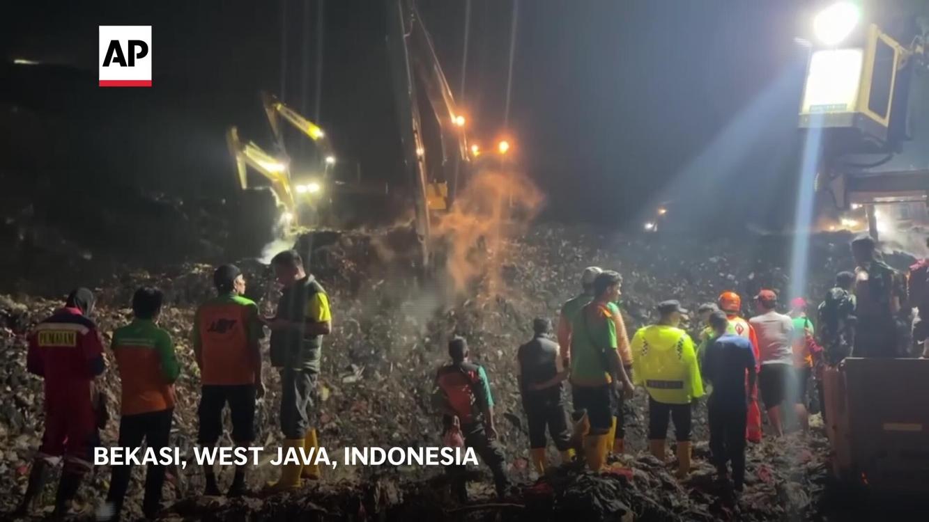 Waste mound collapse at Indonesia's largest landfill kills 7