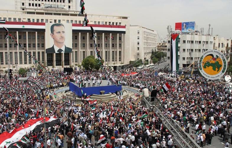 Now Syria's long-ruling Baath party is collapsing, too