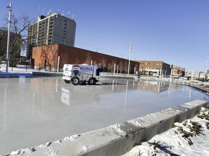 Photos: Zamboni preparing the ice at new Quaker Foods City Square in ...