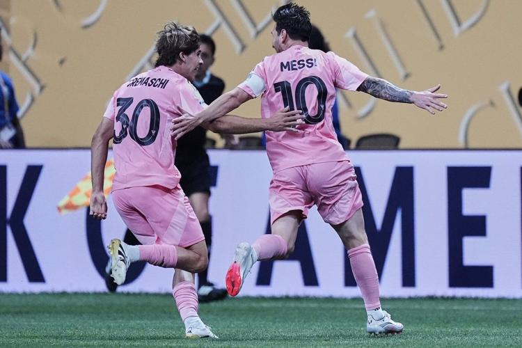 Lionel Messi scores on free kick to give Inter Miami 2-1 win over Porto ...
