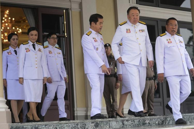 Thailand swears in new Cabinet including suspended prime minister