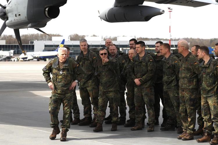 German troops arrive in Lithuania, their first long-term foreign ...