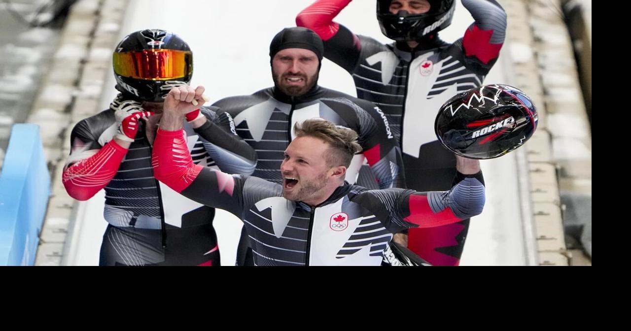 Canada’s Justin Kripps wins bronze in four-man bobsled at Beijing Olympics