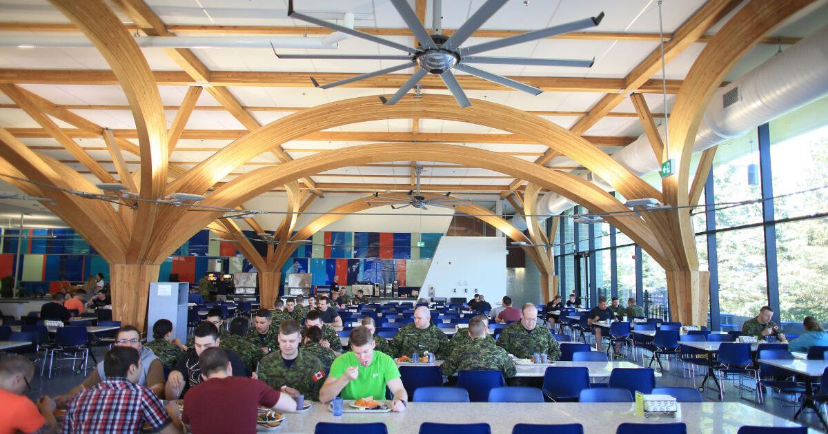 A look inside Borden military base’s stunning new mess hall