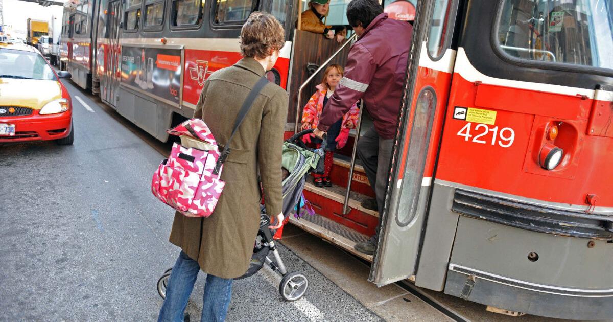 How many strollers belong on a TTC bus?