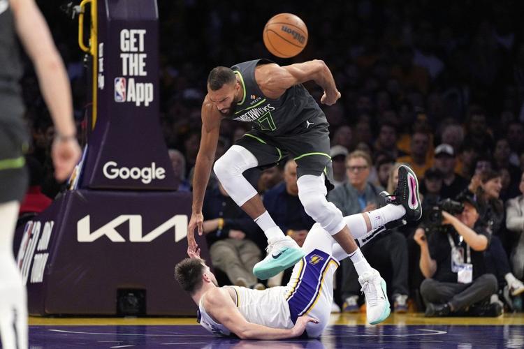 Timberwolves rout Lakers 117-95 in 1st-round series opener, overcoming Luka Doncic's 37 points