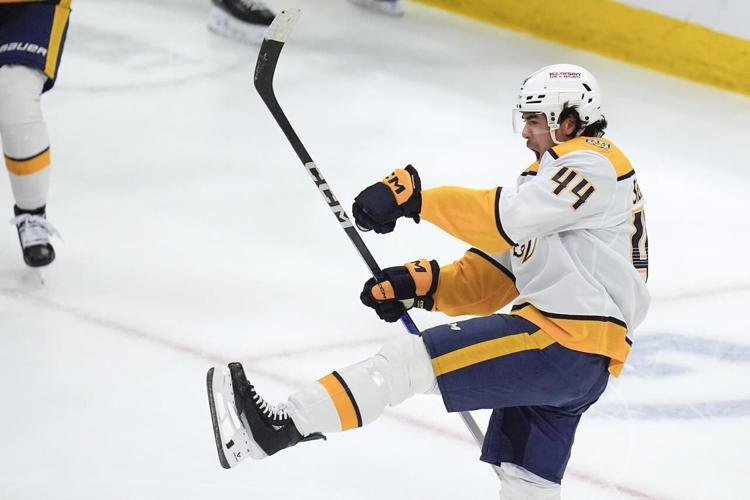 Forsberg gets 10th career hat trick, sets Nashville scoring record as ...