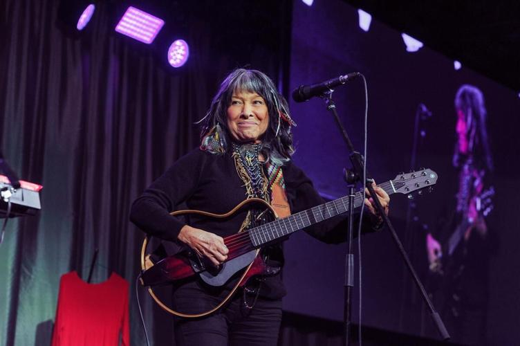Buffy Saint-Marie performed at an Indigenous charity gala