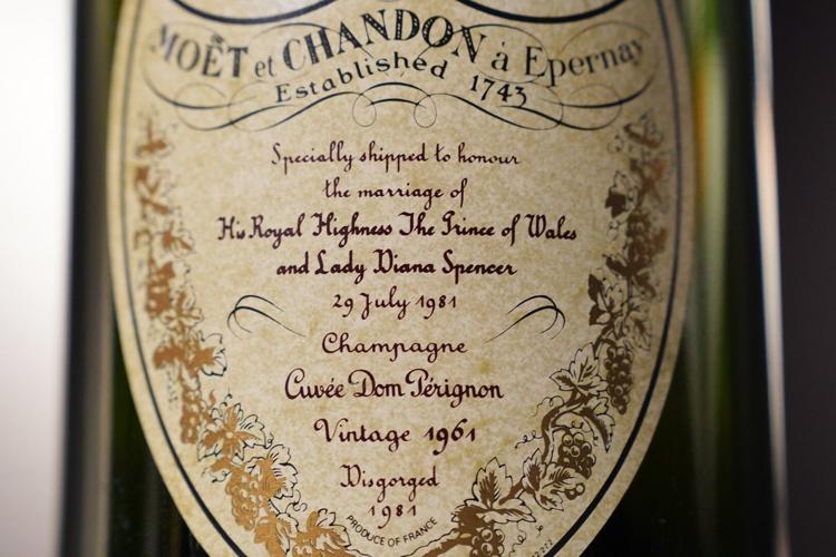 Rare Dom Pérignon champagne from Charles and Diana's wedding to be ...