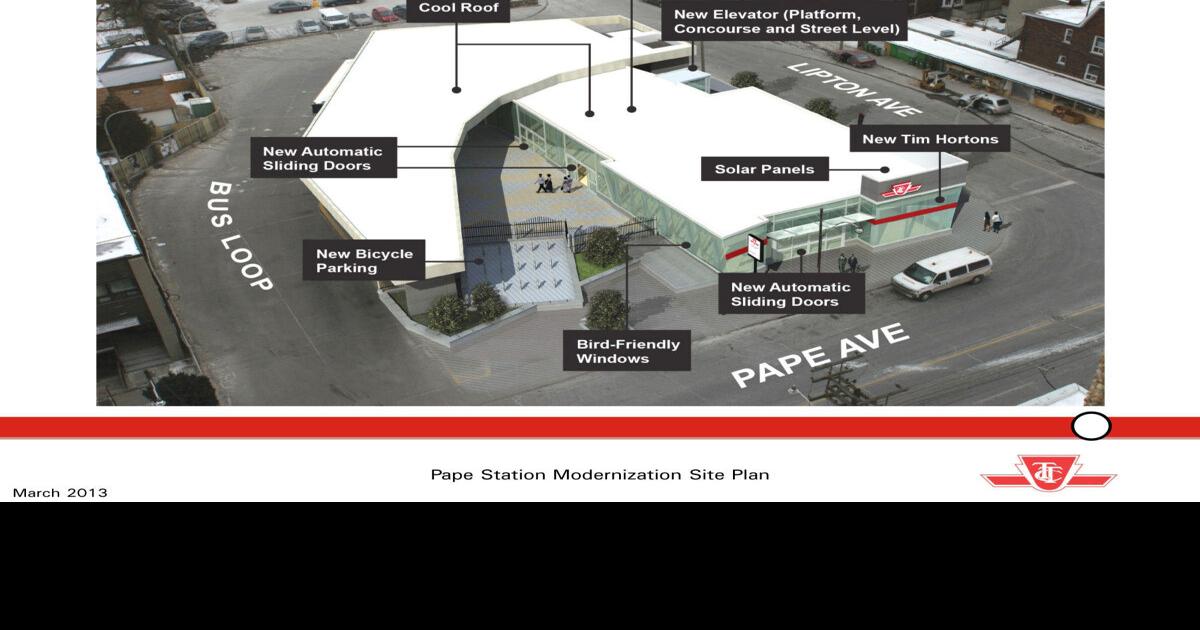 TTC takes to YouTube to explain Pape Station 12-day closure