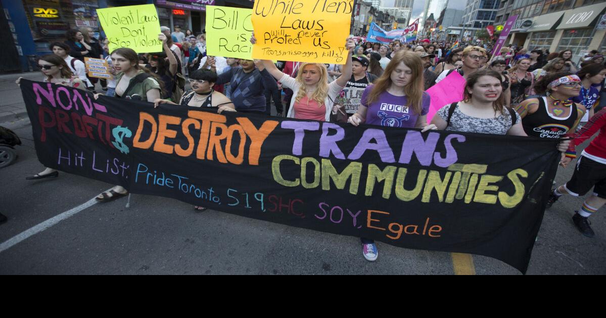 Thousands gather for Pride Toronto Trans March