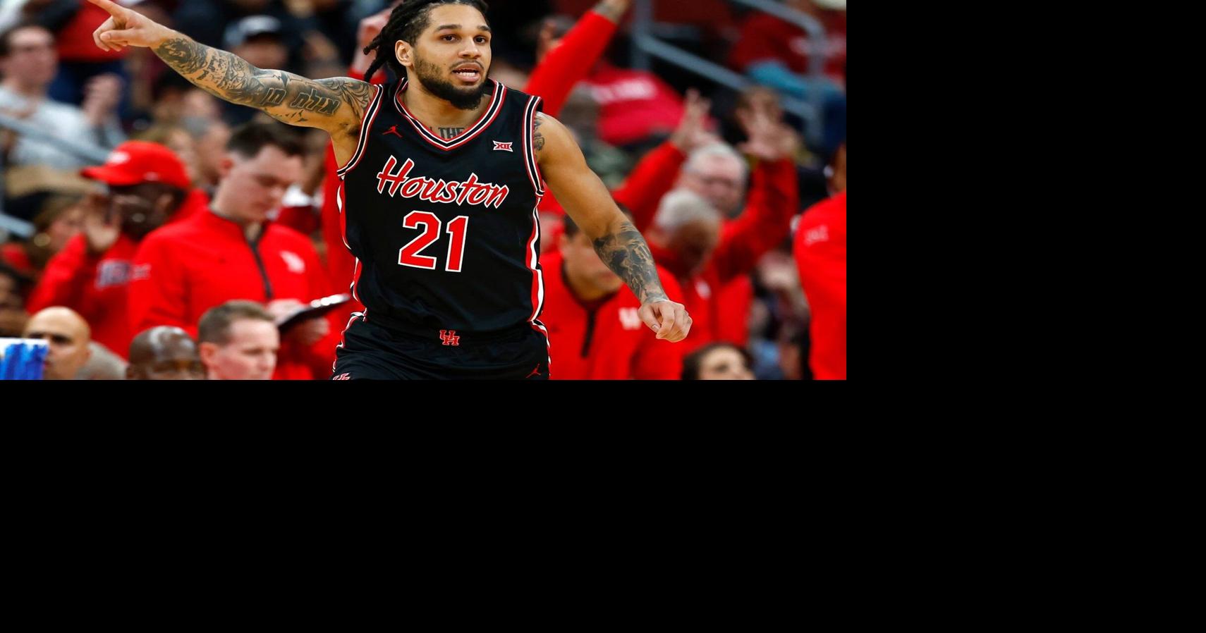 Sharp scores 22 points to lead No. 8 Houston over No. 14 Arkansas, 94-85