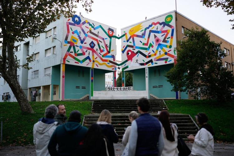 Murals at a housing project in Portugal highlight UN goals and build ...