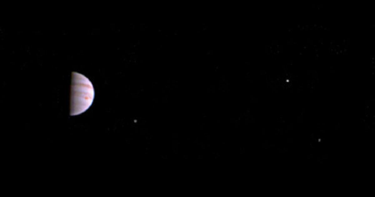 NASA’s Juno spacecraft beams first pictures from Jupiter