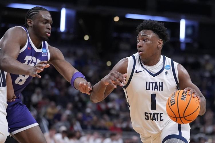 Johnson, Martinez help Utah State beat TCU 88-72 and halt 10-game March ...