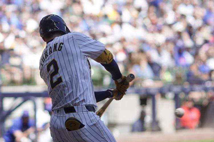 Brice Turang's grand slam caps 7-run 4th inning for Brewers, who beat ...