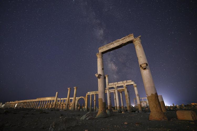 Photos show the ruins of Palmyra, the ancient splendor in Syria that ...