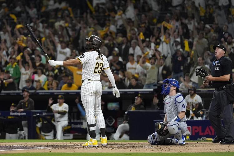 Tatis homers again as the Padres beat the Dodgers 6-5 for a 2-1 NLDS lead