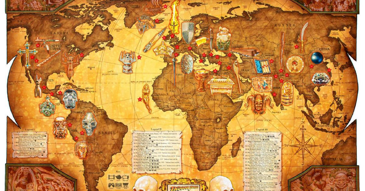 Indiana Jones world map an obsessive ‘passion project’