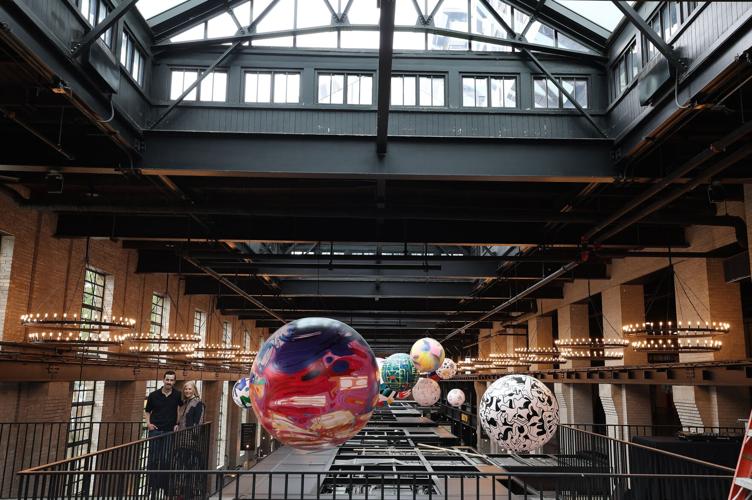 A historic downtown building has become a giant food hall