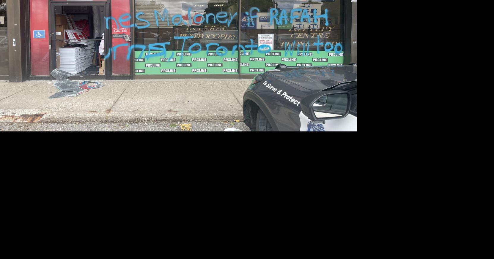 MP’s Toronto office vandalized, hate crime unit investigates