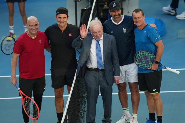 Roger Federer steals the show at Australian Open's first formal opening ...