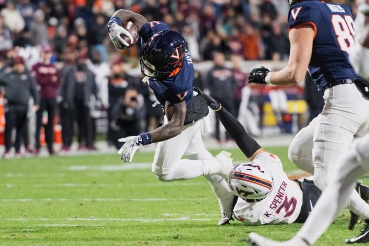 No. 17 Virginia tops Virginia Tech 27-7 to clinch a spot in ACC title game