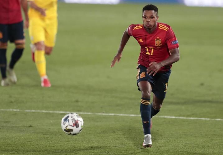 Forward Ansu Fati back in Spain squad for World Cup