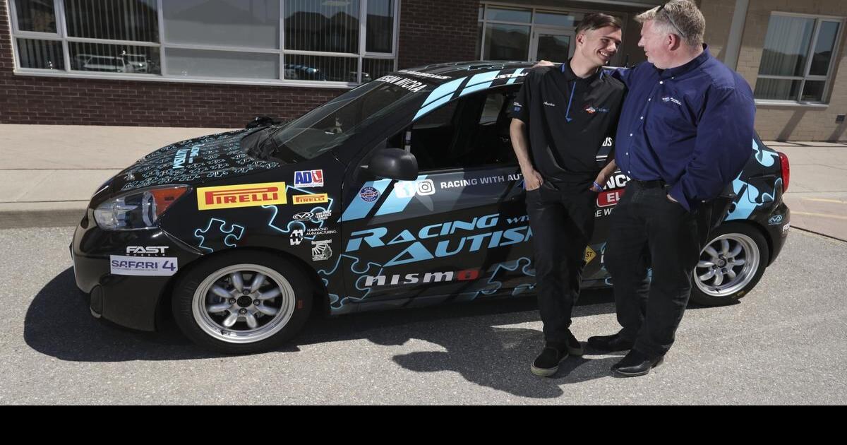 Autistic Canadian auto racer Austin Riley driven to make a difference