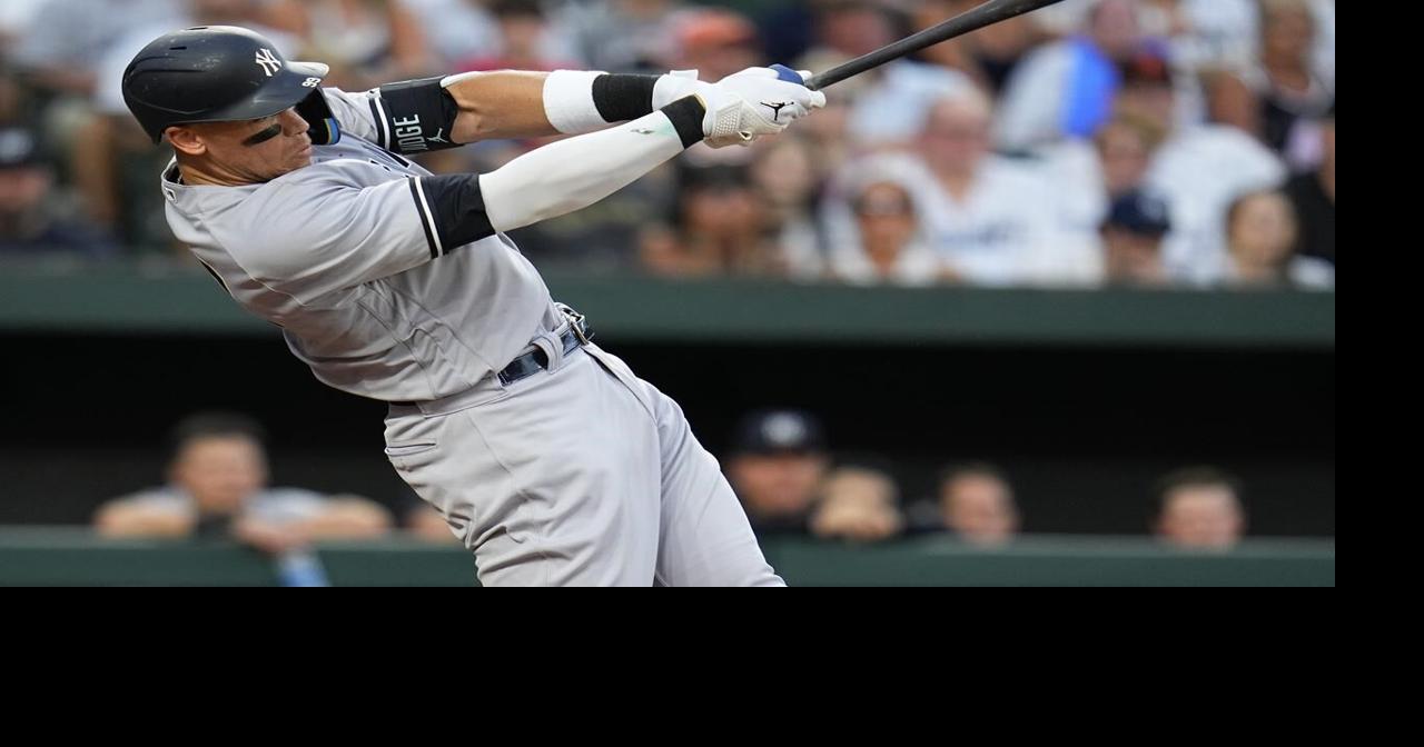 Aaron Judge slugs 442-foot homer in 2nd game back for Yankees from toe ...