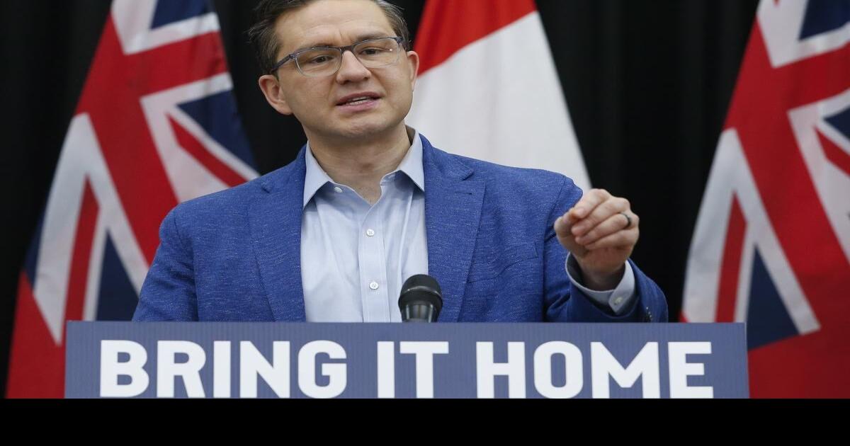 Pierre Poilievre borrows a tactic from Donald Trump