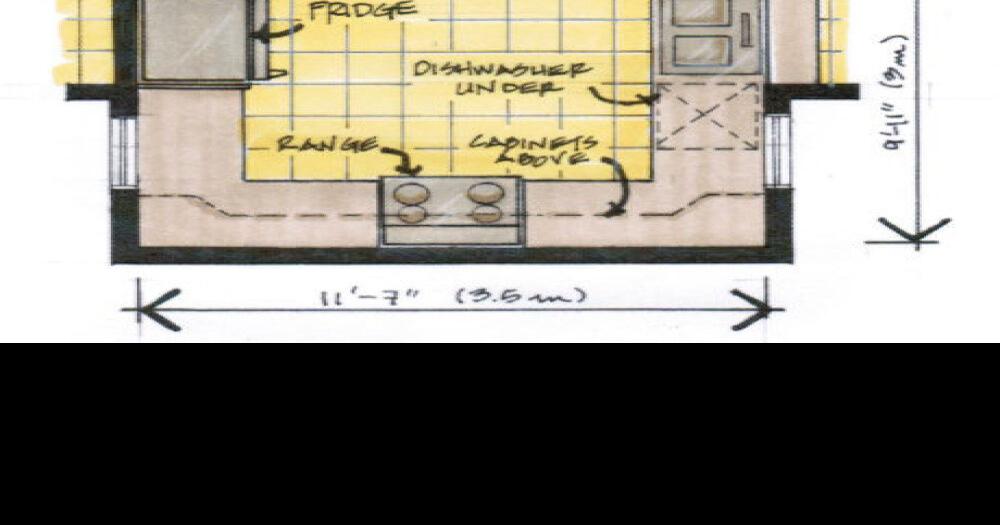 Creative Space: Impractical kitchen requires layout update