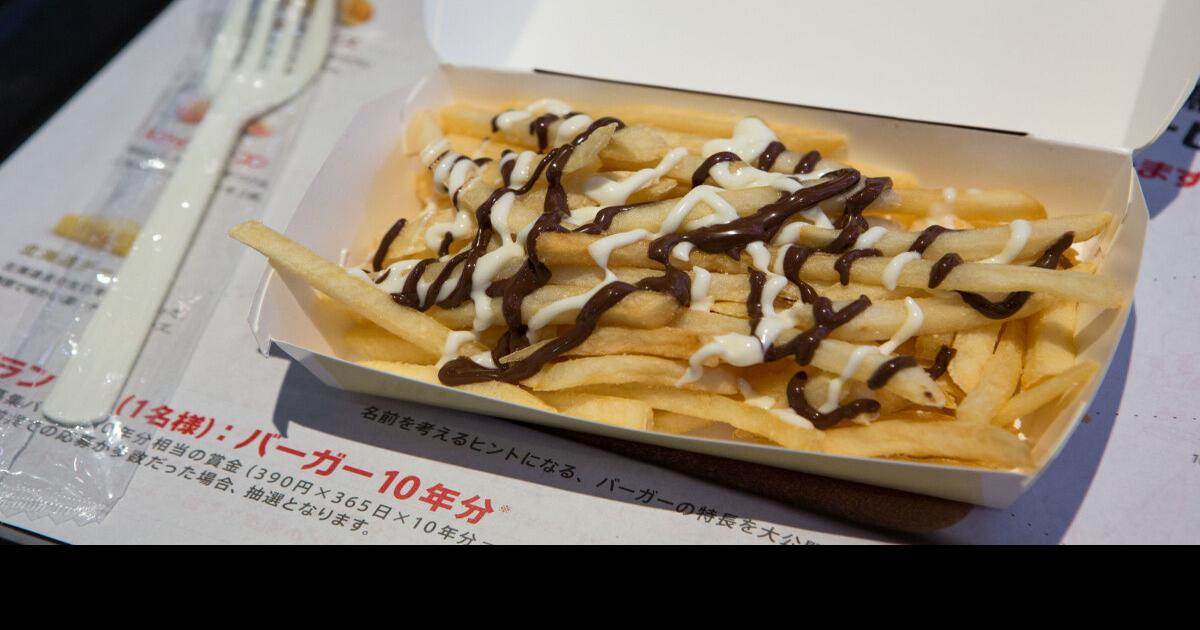 Delicious or disgusting? McDonalds introduces chocolate French fries in ...