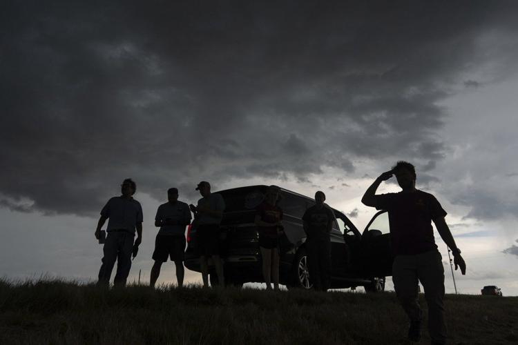 PHOTO ESSAY: Behind-the-scenes moments as hail chasers learn about ...