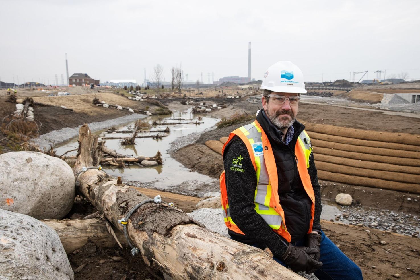 Port Lands river valley sees first drops of water