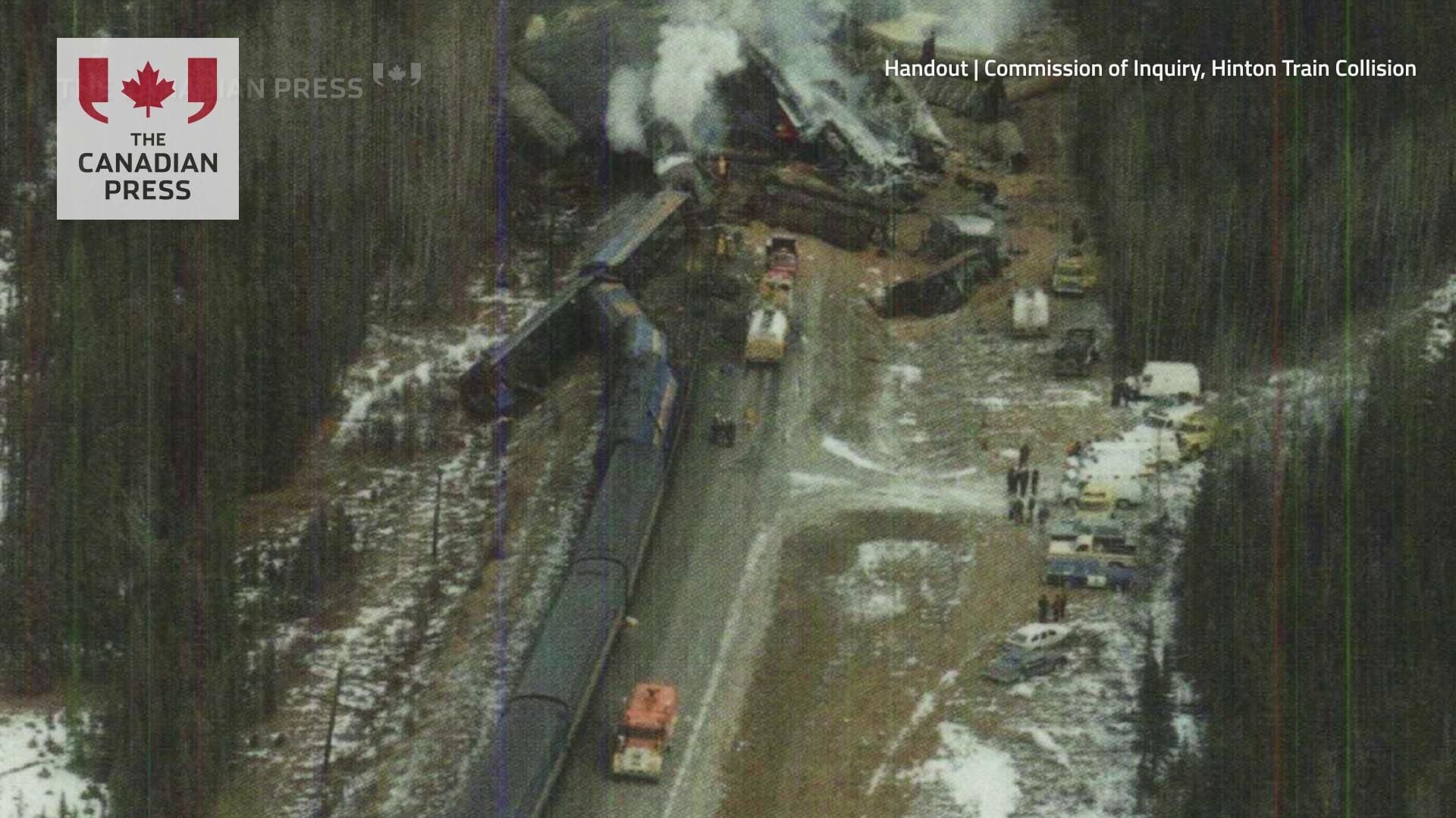 Tangled cars and billowing smoke: Remembering Hinton rail disaster 40 ...