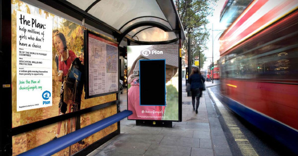 A Plan UK billboard in London that knows your gender and age — creepy ...