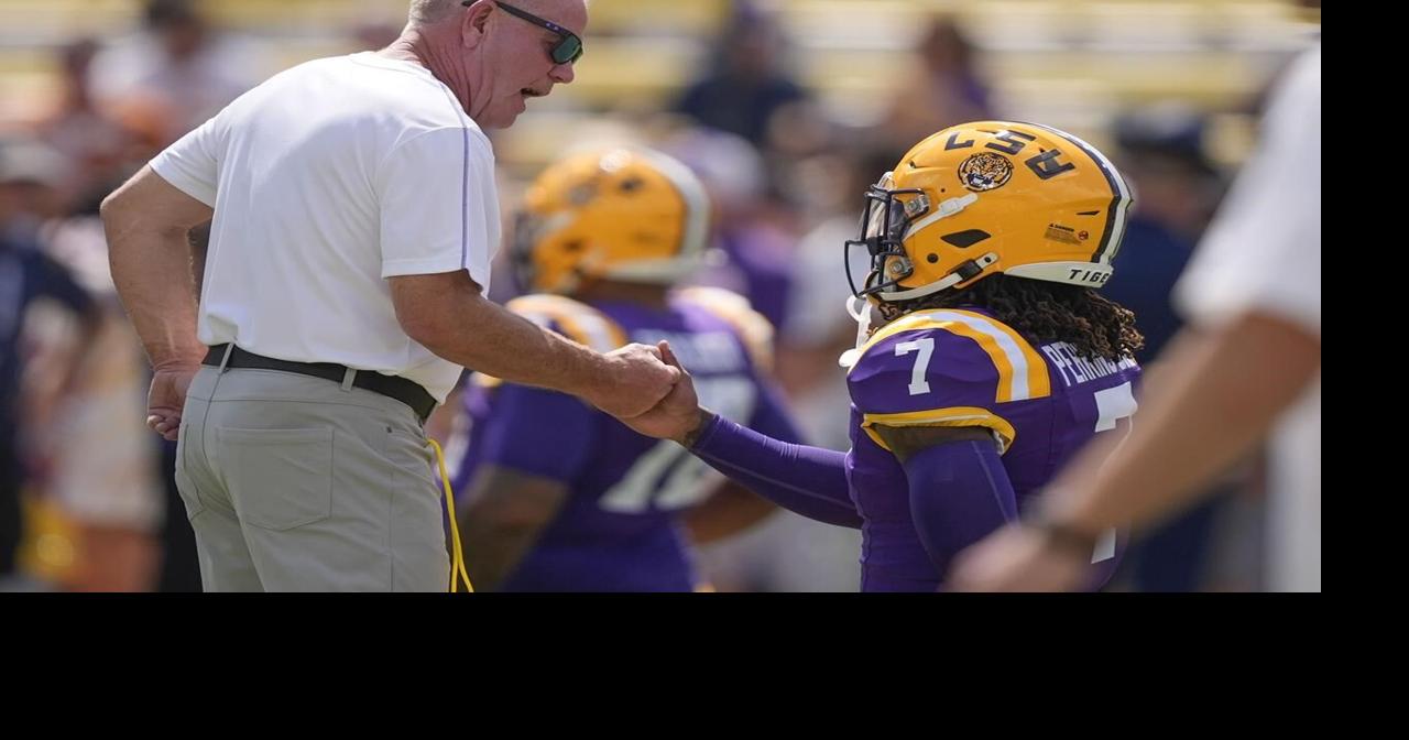 LSU linebacker Harold Perkins Jr.'s season is ended by knee injury ...